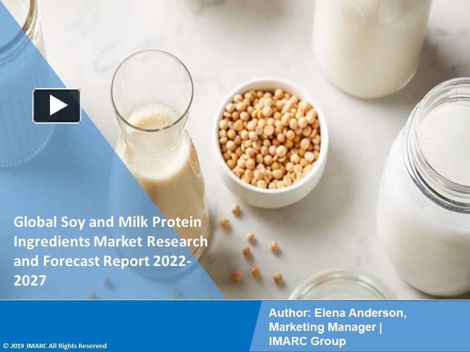 PPT – Soy and Milk Protein Ingredients Market Growth, Outlook, Demand ...