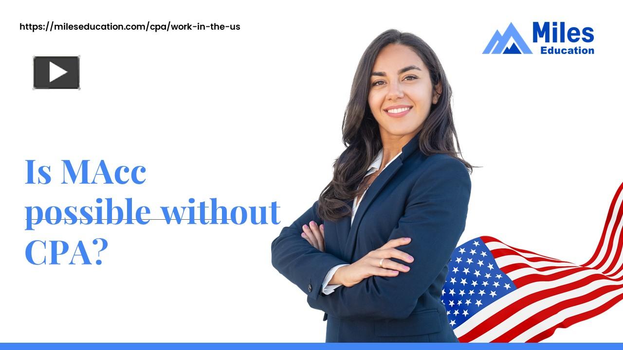 PPT – MAcc Degree Along with a CPA Licence! PowerPoint presentation ...
