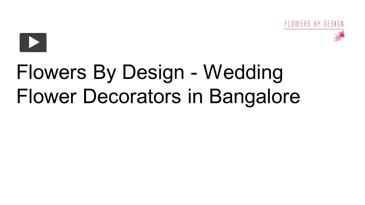 PPT – Flowers by design - Flower decorator PowerPoint presentation ...