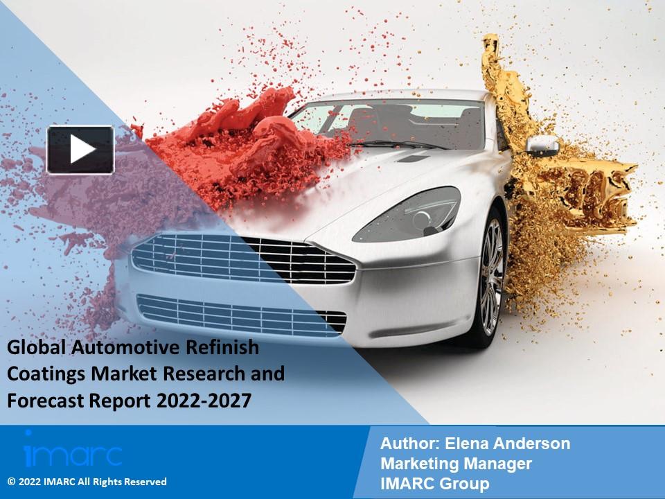 Automotive Refinish Coatings Market by Product Type, Distribution ...