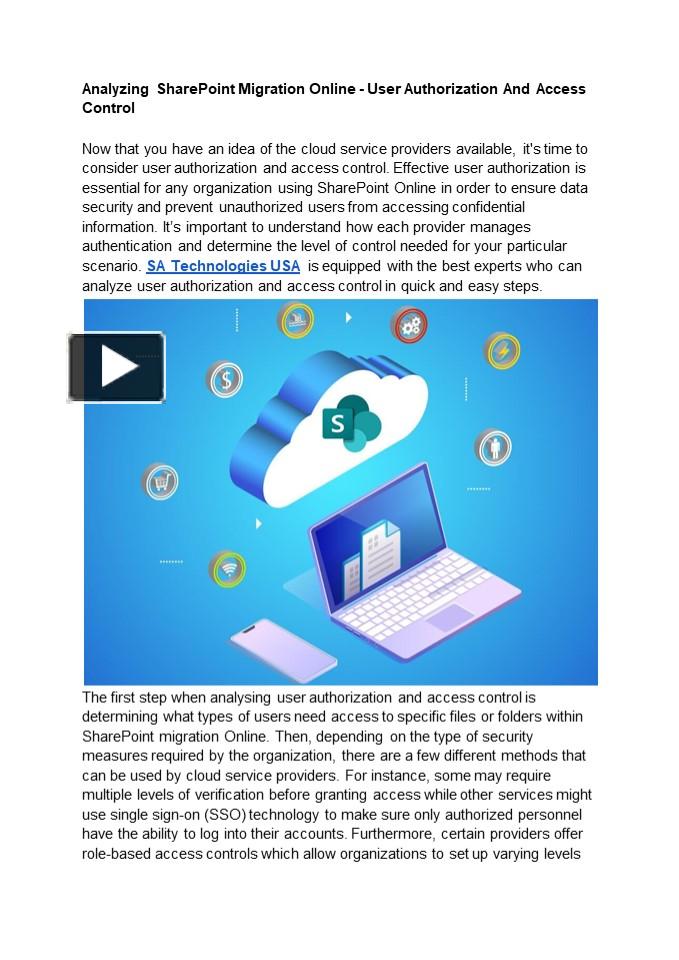 PPT – Analyzing SharePoint Migration Online - User Authorization And ...