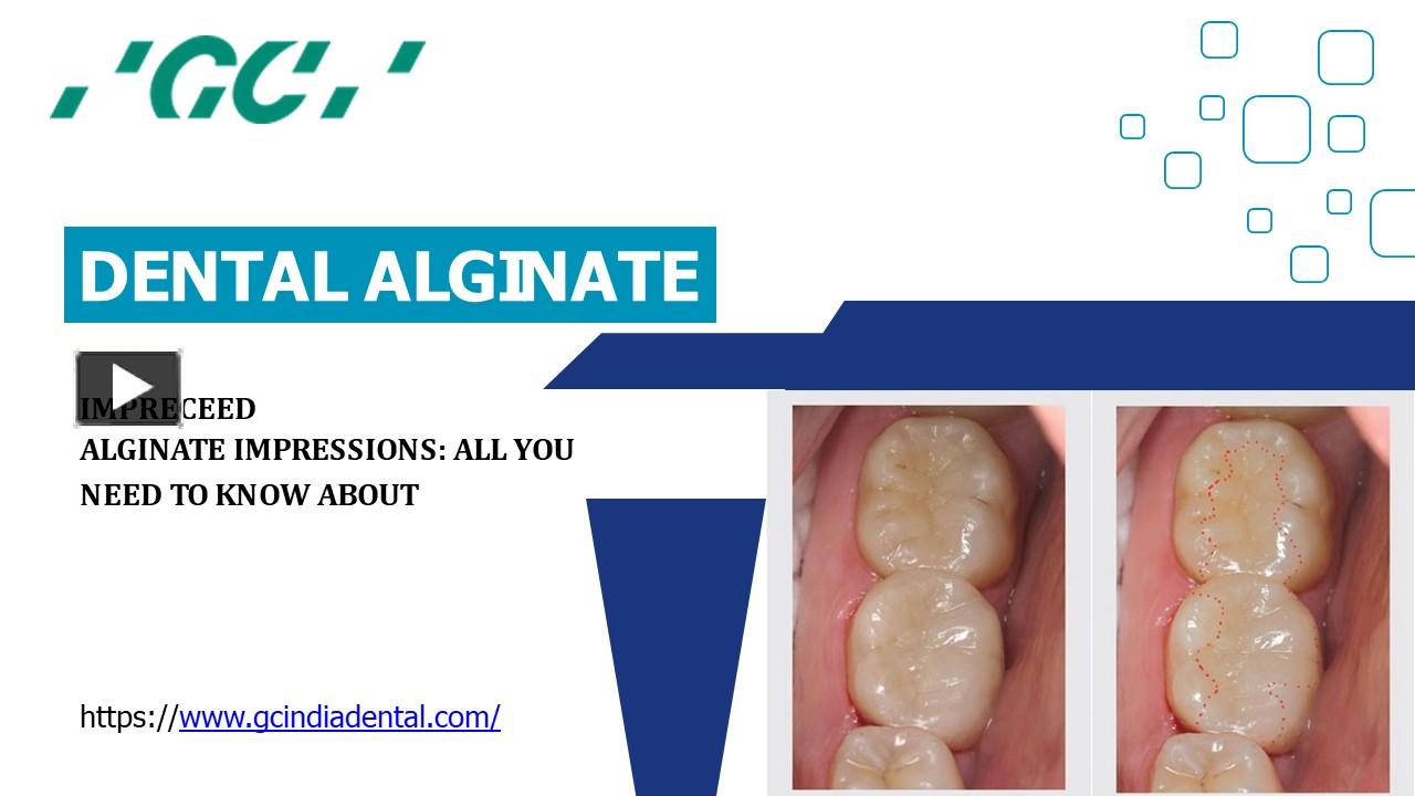 dental alginate presentation | free to download