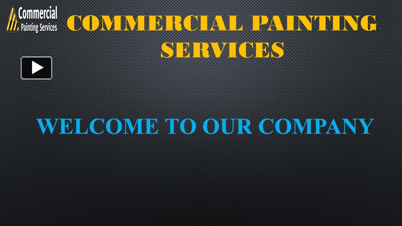 PPT – Commercial Painting Services PowerPoint presentation | free to ...