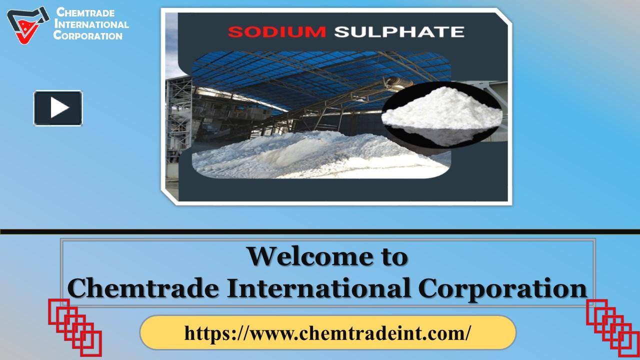 Chemtrade International Corporation presentation | free to download