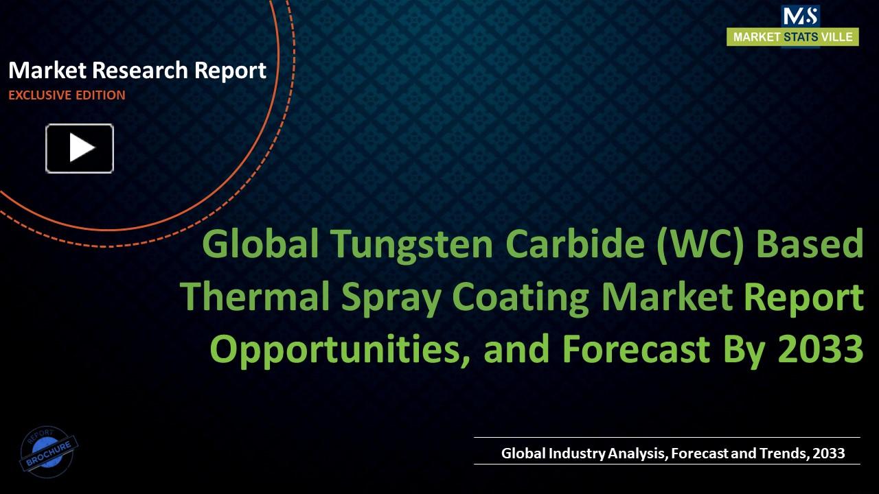 Tungsten Carbide (WC) Based Thermal Spray Coating Market Worth US ...