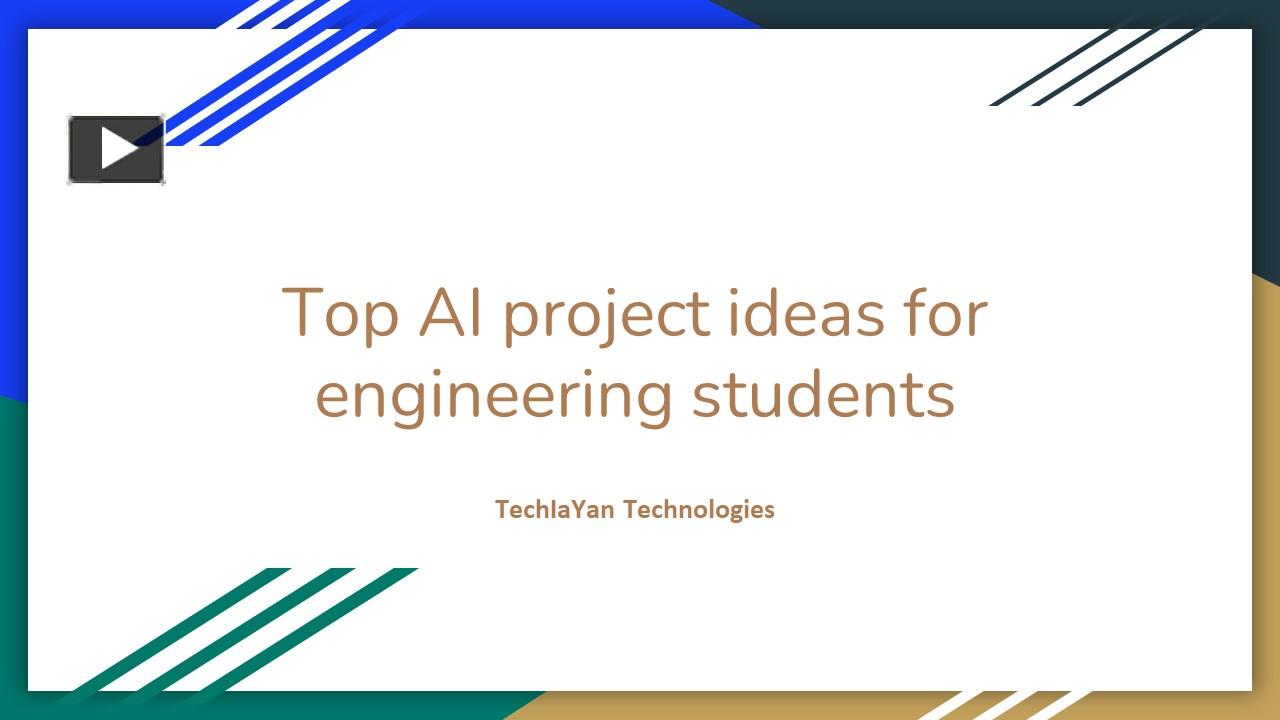 Top AI project ideas for engineering students presentation | free to ...