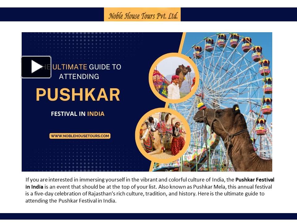 PPT – The Ultimate Guide to Attending Pushkar Festival in India ...