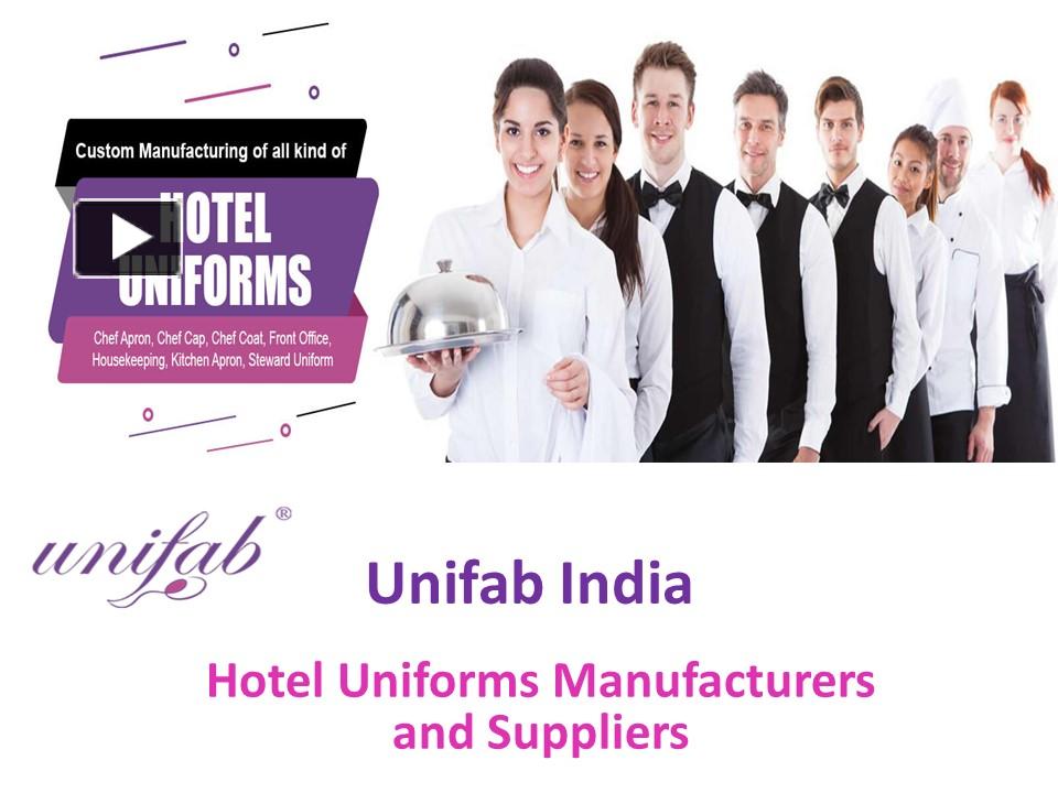 PPT – Hotel Uniforms Manufacturers and Suppliers PowerPoint ...