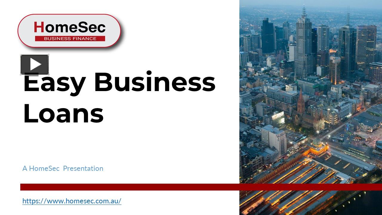 PPT – Easy Business Loans PowerPoint presentation | free to download ...