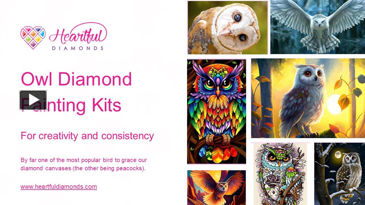 PPT – Owl Diamond Painting Kits - Heartful Diamonds PowerPoint ...
