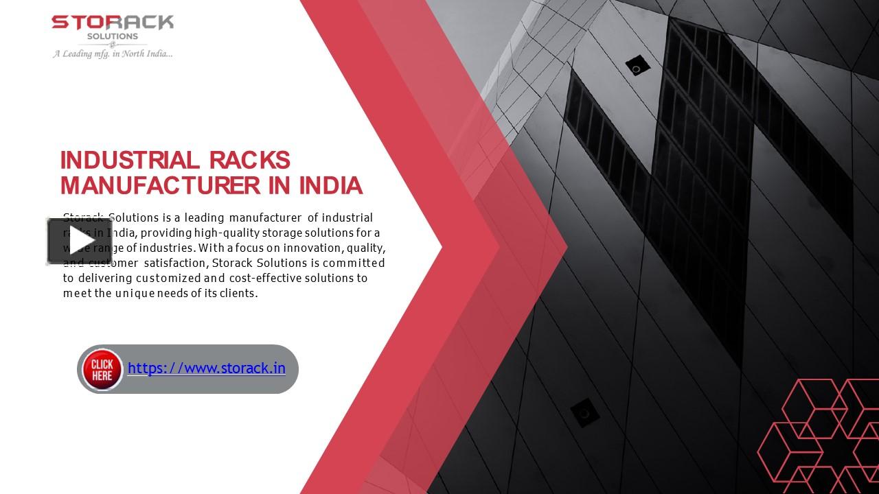 PPT – Best Industrial Racks & Storage Manufacturer in India PowerPoint ...
