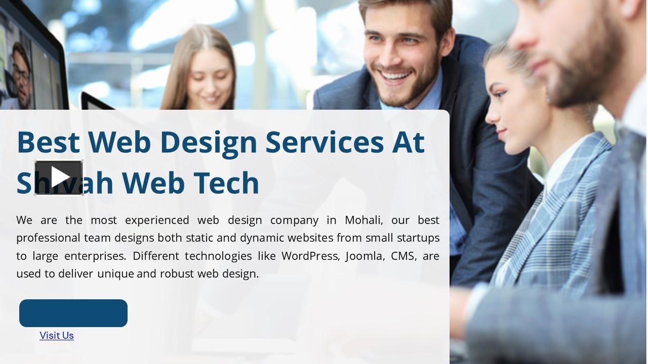 PPT – Get The Best Web Design Services At Shivah Web Tech in Mohali ...