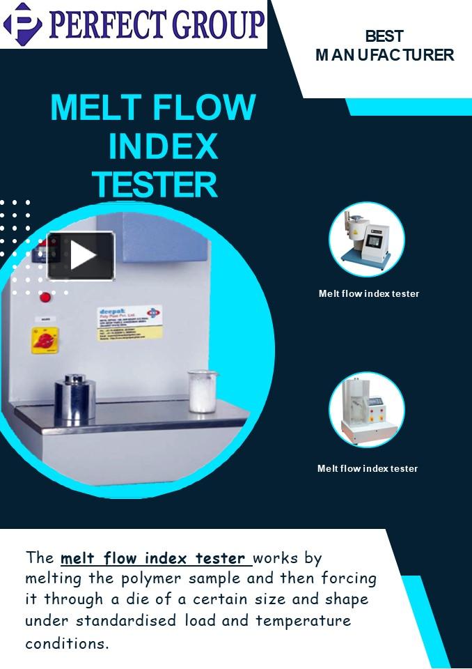PPT – Melt flow index tester PowerPoint presentation | free to download ...