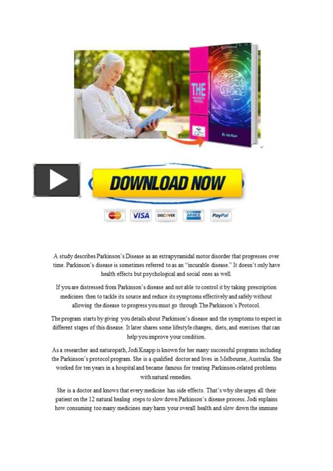 The Parkinson's Protocol Book Review & PDF Download presentation | free ...
