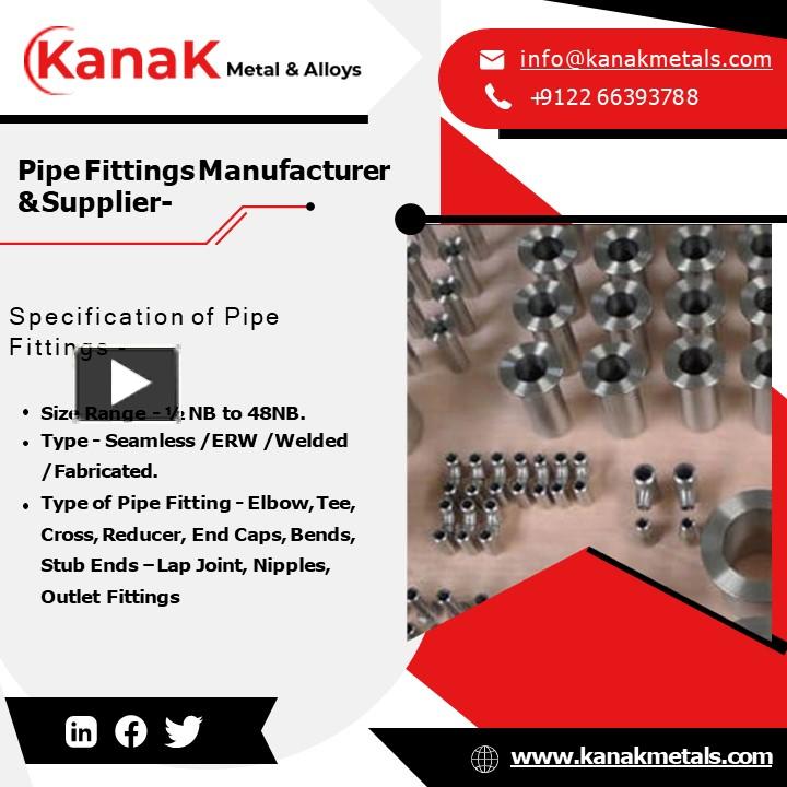 PPT – Pipe Fittings | Stainless Steel Pipe Fittings | Carbon Steel Pipe ...