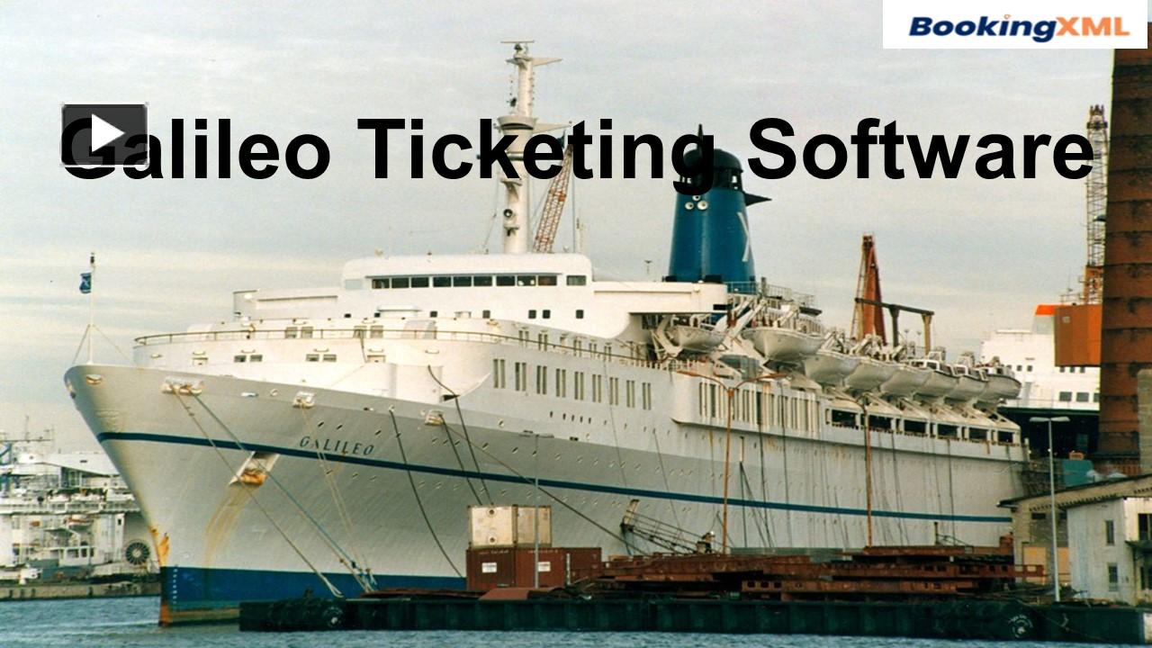 Galileo Ticketing Software presentation | free to download