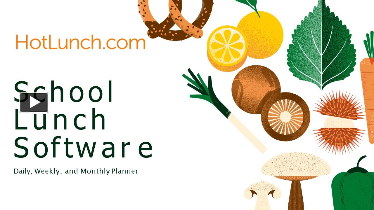 School Lunch Software (1) presentation | free to download