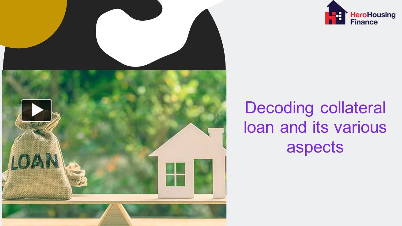 Learn everything about collateral loans, including their meaning ...