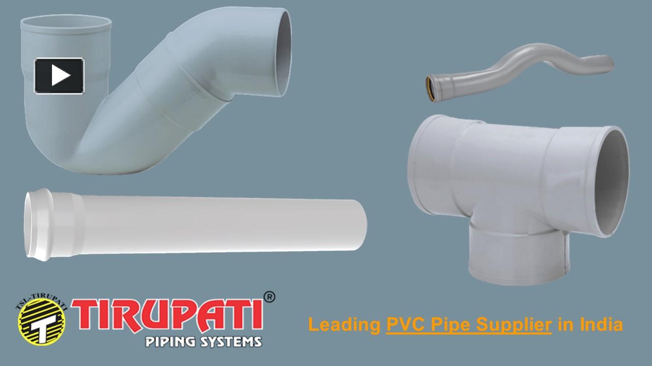 PPT – Trusted CPVC Pipe Manufacturer and Supplier in India PowerPoint ...