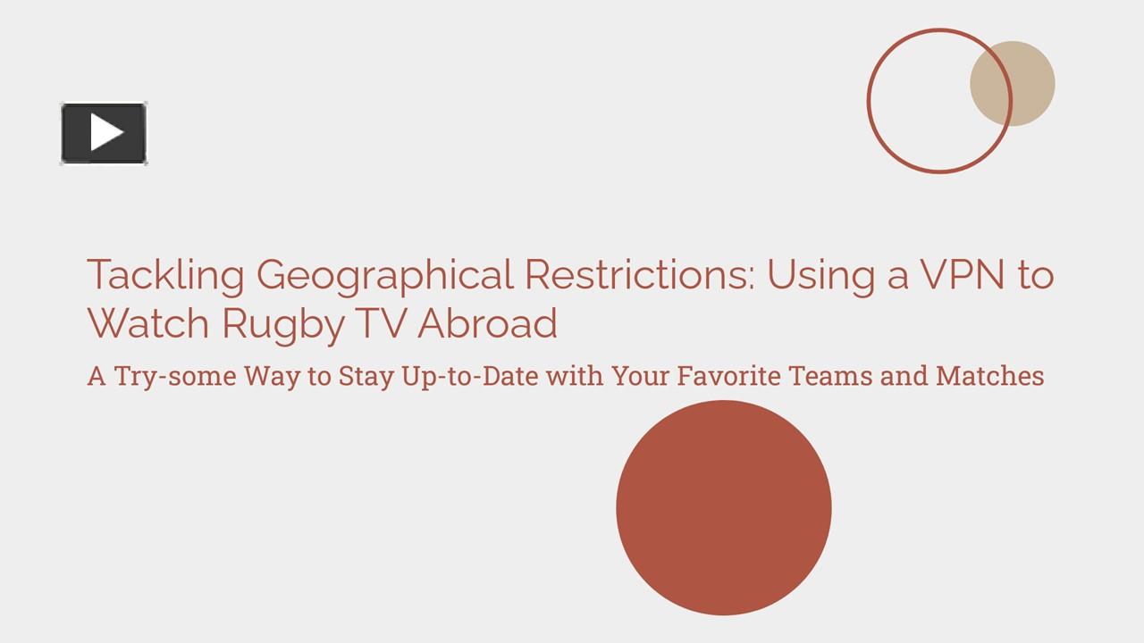 PPT – Watch Rugby Abroad PowerPoint presentation | free to download ...