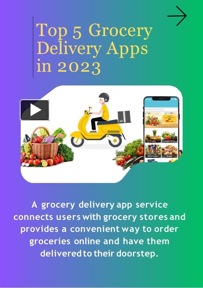 PPT – Top 5 Grocery Delivery Apps for 2023 PowerPoint presentation ...