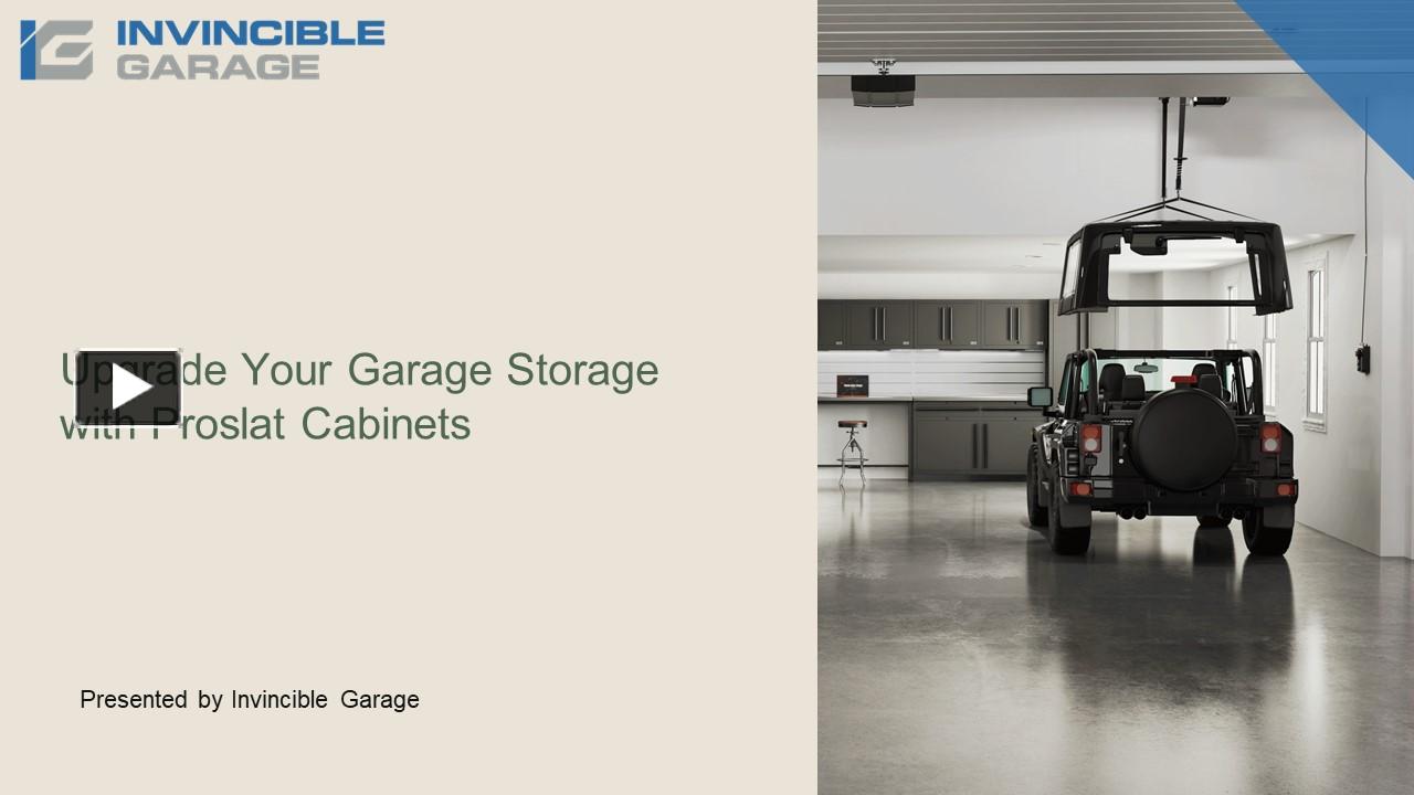 PPT – Upgrade Your Garage Storage with Proslat Cabinets PowerPoint ...