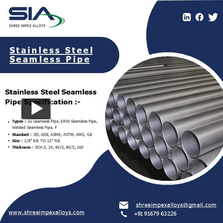 PPT – Stainless Steel Seamless Pipe|Stainless Steel304 Seamless Pipe ...