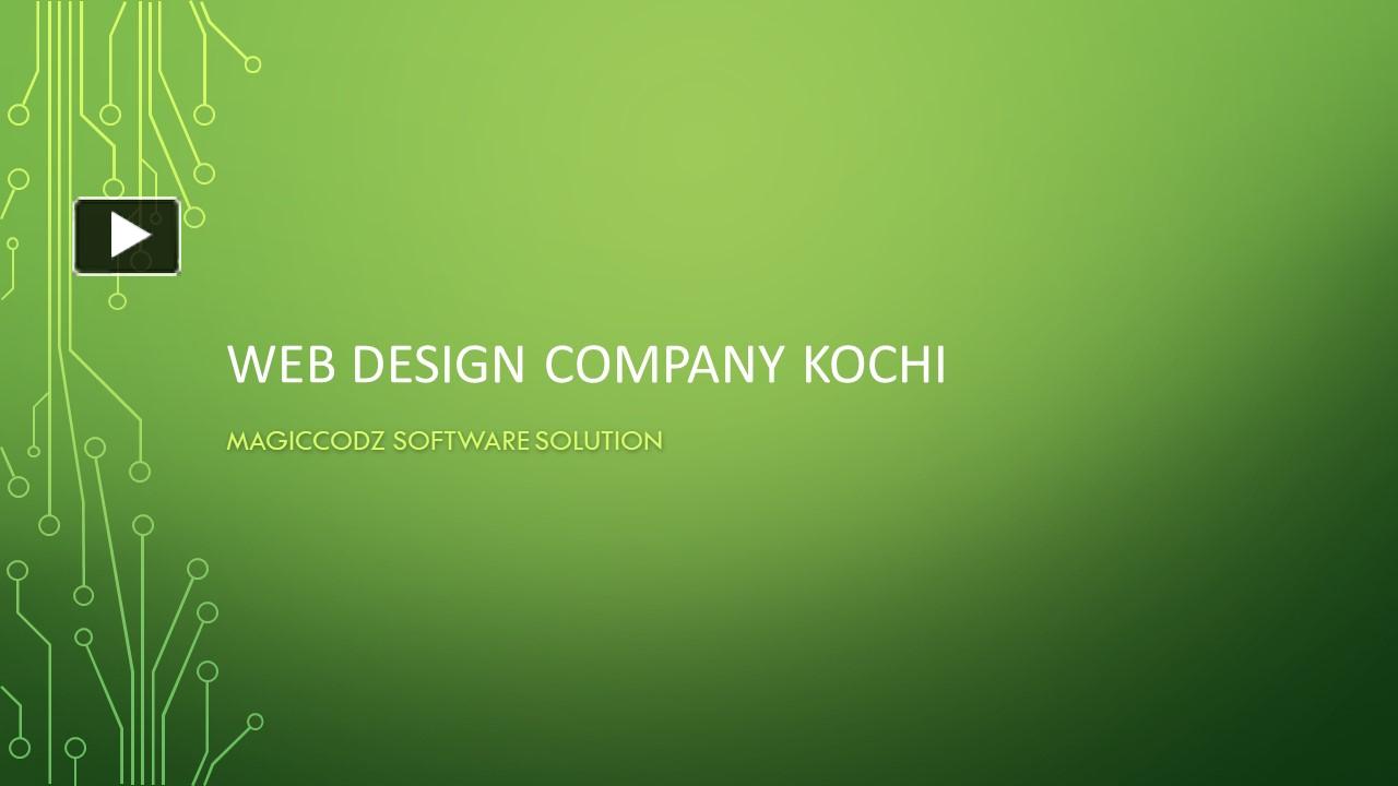 PPT – Web Design Company Kochi PowerPoint presentation | free to ...