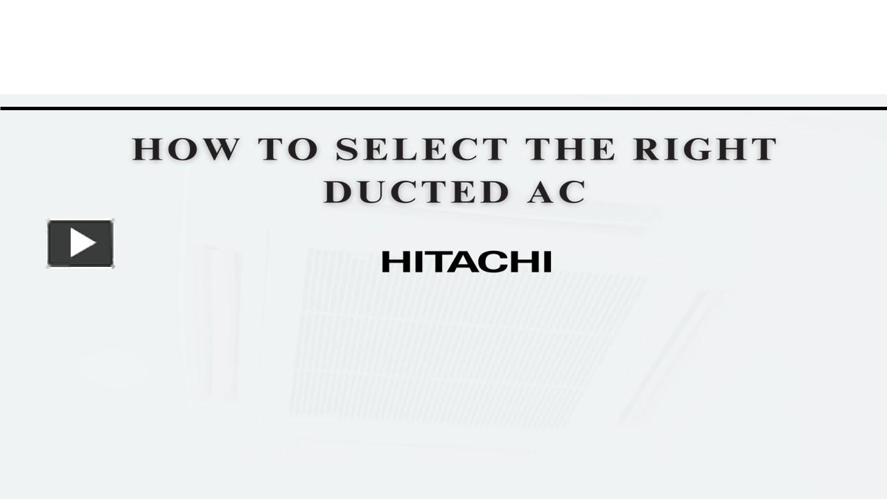 PPT – How To Select The Right Ducted AC PowerPoint presentation | free ...