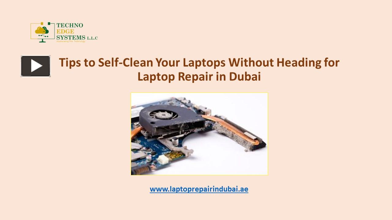 PPT – Tips to Self-Clean Laptops Without Heading for Laptop Repair in ...