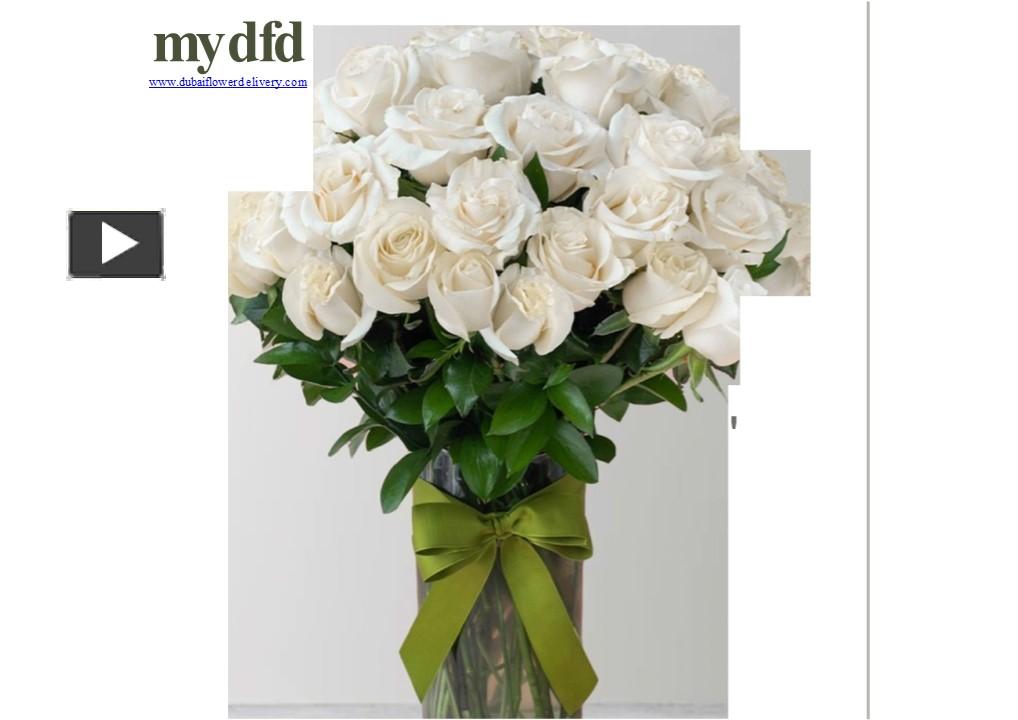 25 white roses vase presentation | free to download
