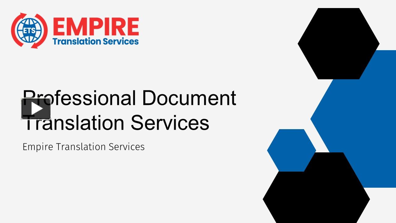 PPT – Professional Document Translation Services - Empire Translation ...