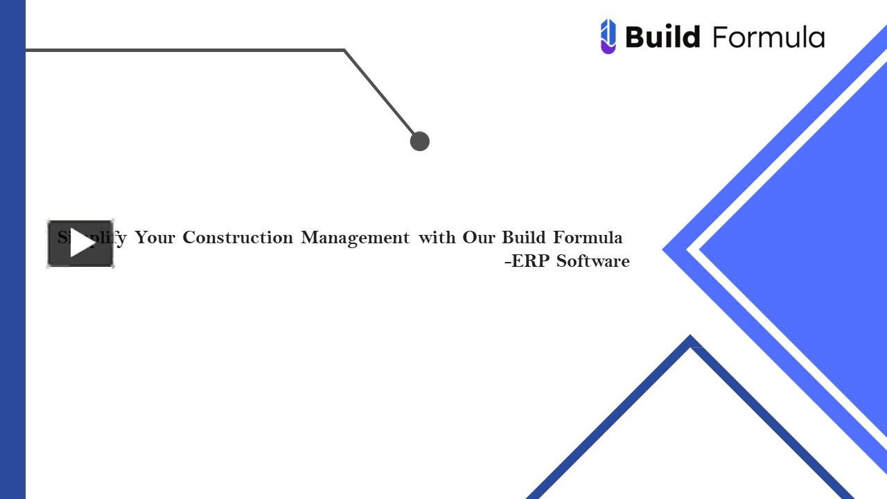 PPT – Simplify Your Construction Management with Our Build Formula-ERP ...
