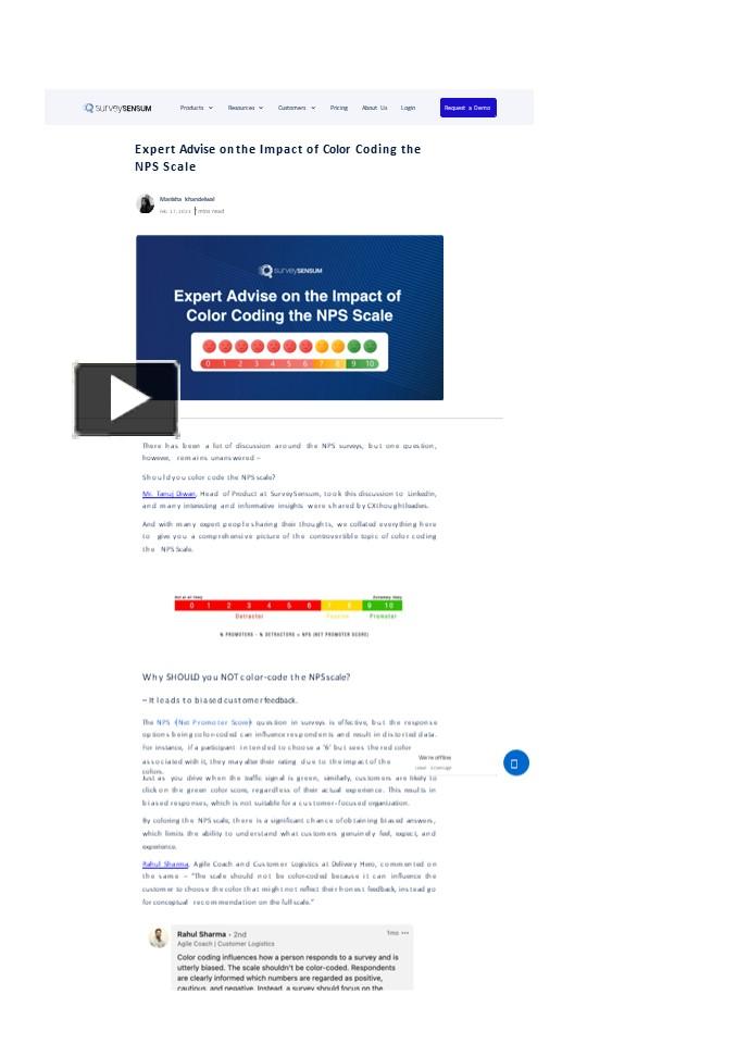 PPT – Expert Advise on the Impact of Color Coding the NPS Scale ...