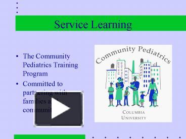PPT – Service Learning PowerPoint presentation | free to download - id ...