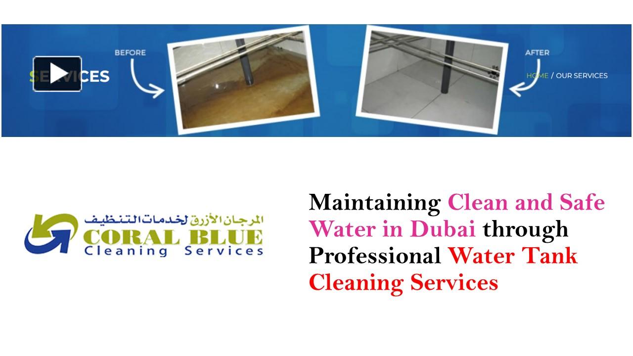 Maintaining Clean and Safe Water in Dubai through Professional Water ...