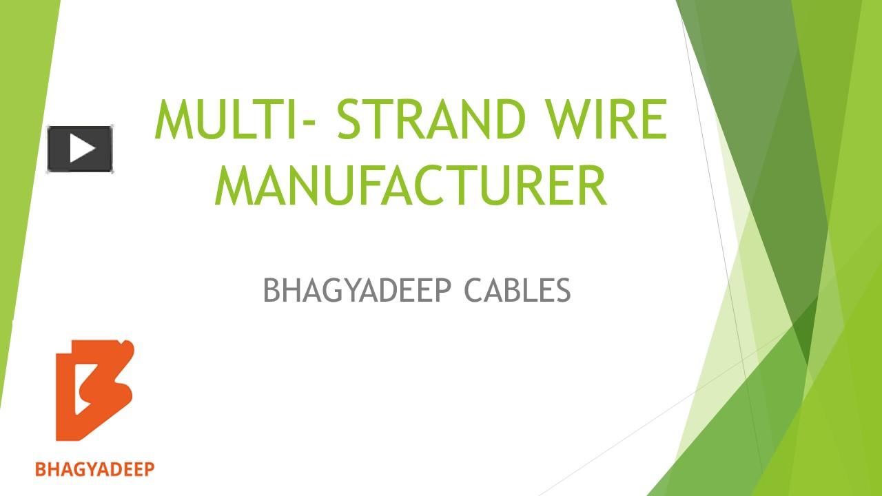 PPT – multi-strand wire manufacturers PowerPoint presentation | free to ...