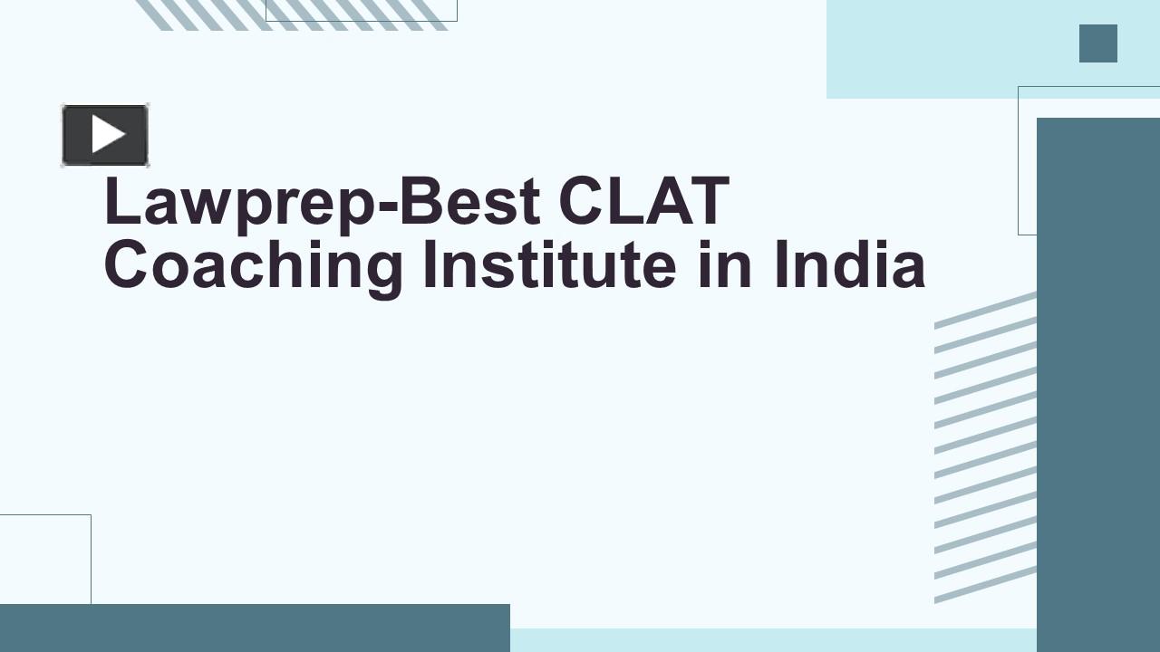 Law Prep Tutorial - Best CLAT Coaching Institute in India presentation ...