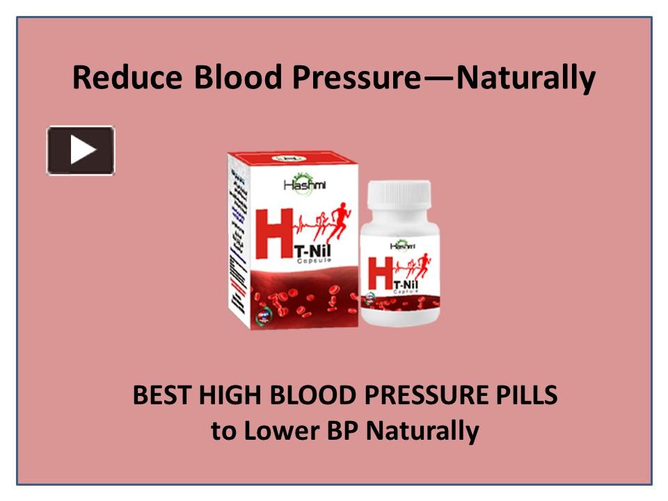 PPT – Lower BP Naturally with HT NIL Capsule PowerPoint presentation ...