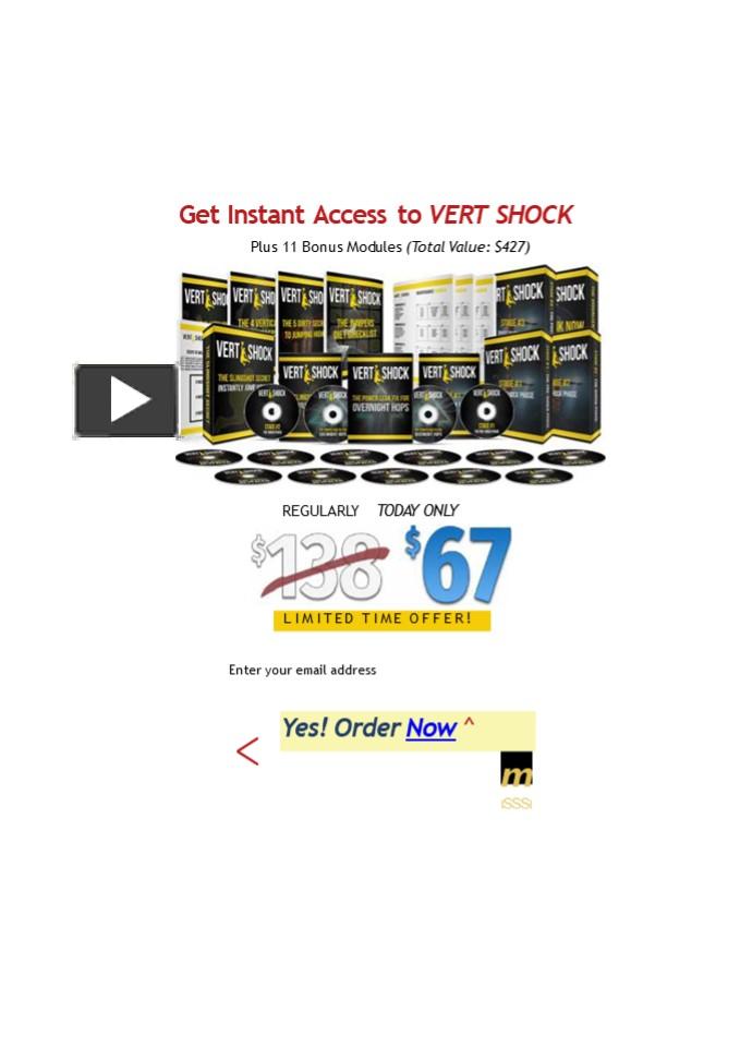 Vert Shock Review – Adam Folkers' Vertical Jump Training presentation ...