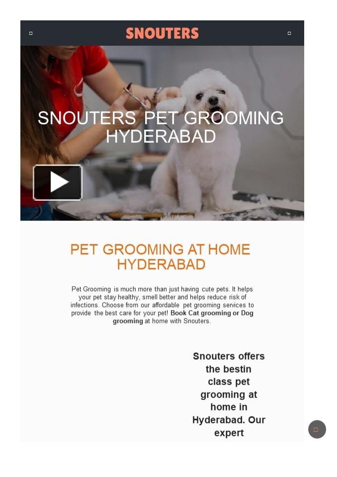 Professional Pet Grooming Services in Hyderabad presentation | free to ...