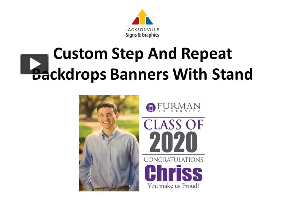 PPT – Custom Step And Repeat Backdrops Banners With Stand PowerPoint ...