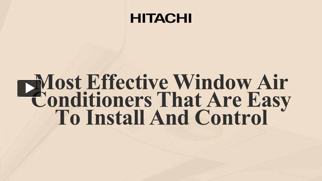 PPT – Most Effective Window Air Conditioners That Are Easy To Install ...