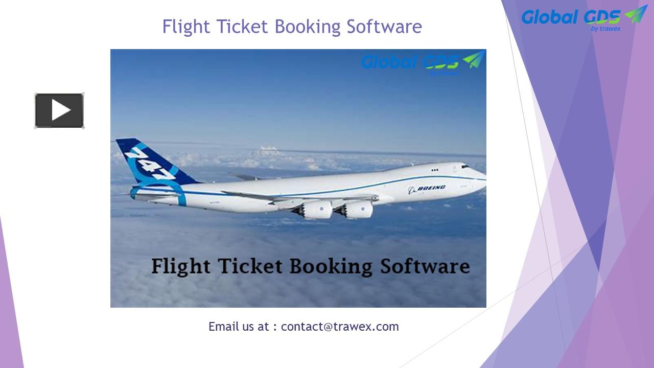 PPT – Flight Ticket Booking Software PowerPoint presentation | free to ...