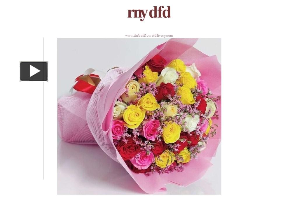 PPT – 20 Mix Roses Bouquet PowerPoint presentation | free to download ...