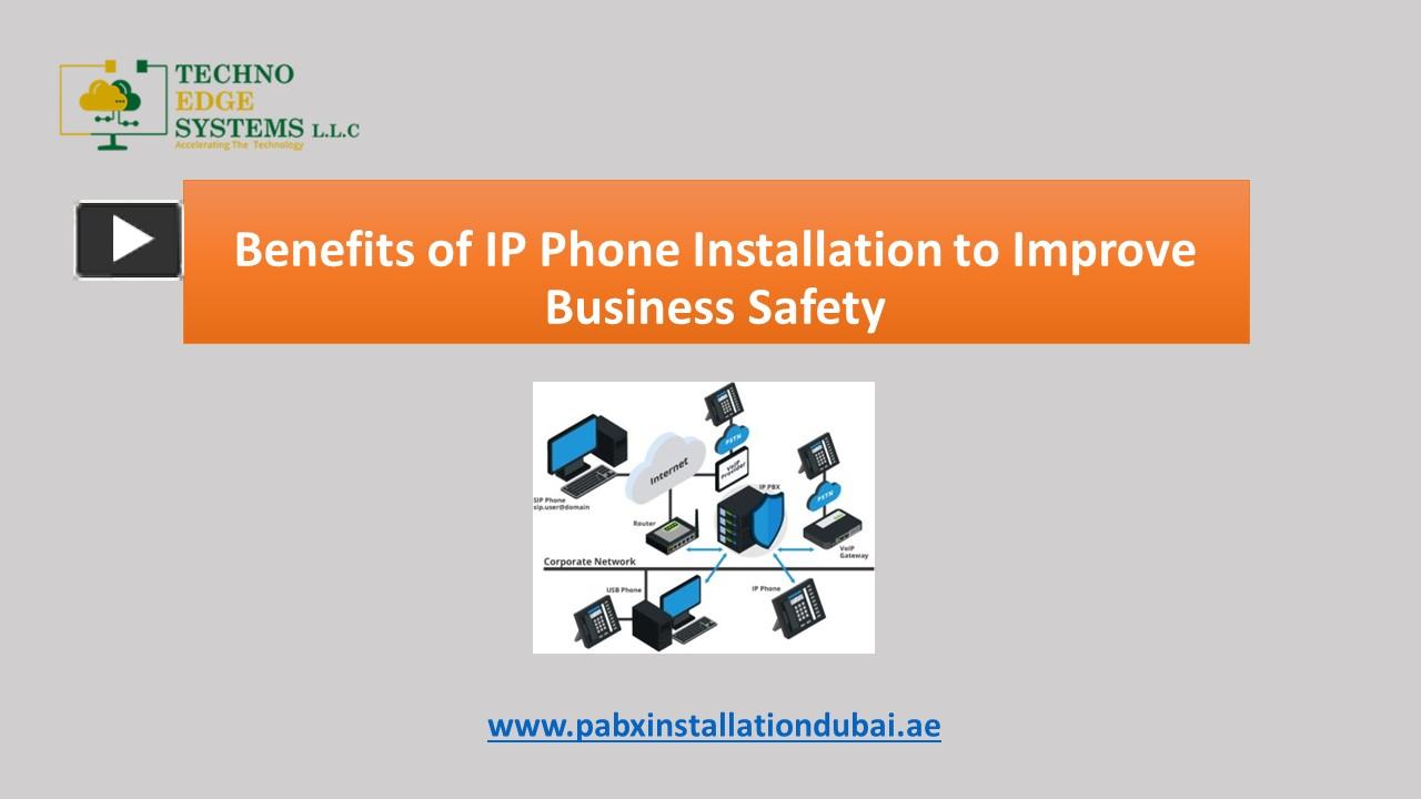 PPT – Benefits of IP Phone Installation to Improve Business Safety ...