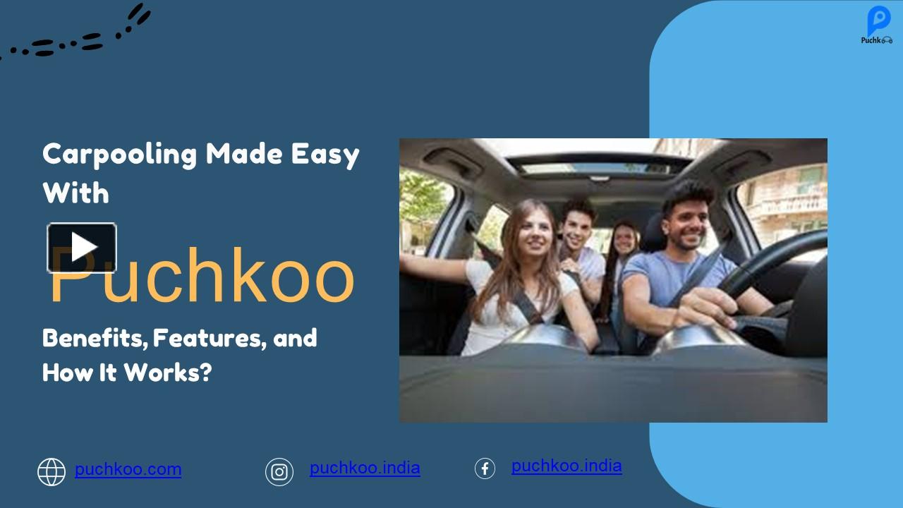 Do Carpool With Puchkoo: Features, Benefits, and How Does It Work ...