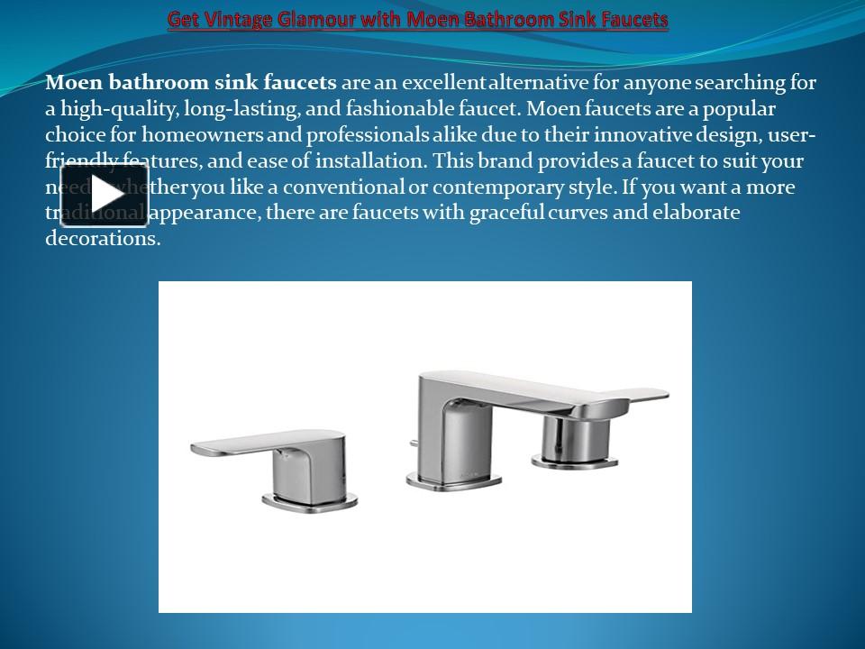 PPT – Get Vintage Glamour with Moen Bathroom Sink Faucets PowerPoint ...