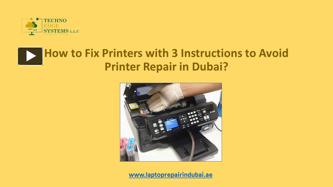 How to Fix Printers with 3 Instructions to Avoid Printer Repair in ...