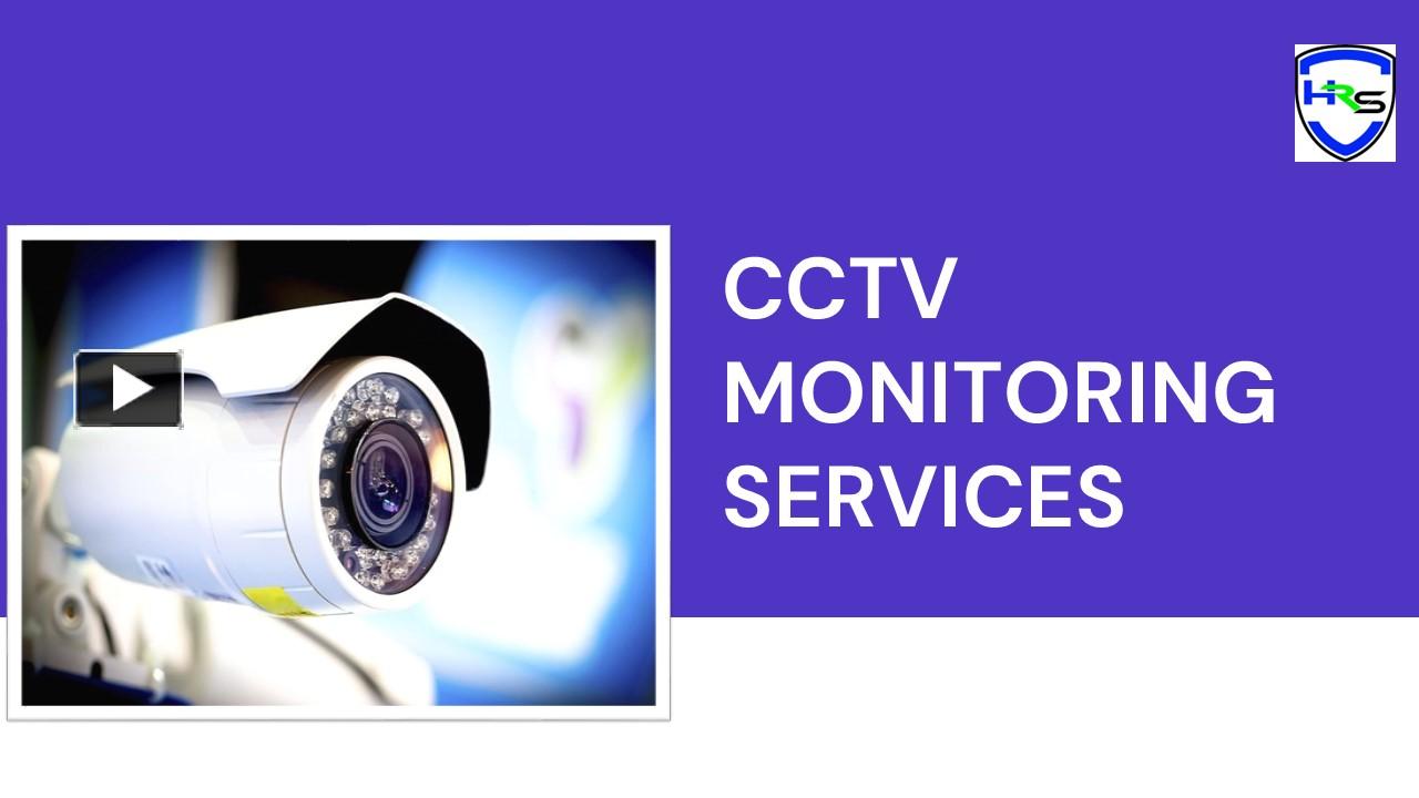 CCTV Monitoring Services presentation | free to download